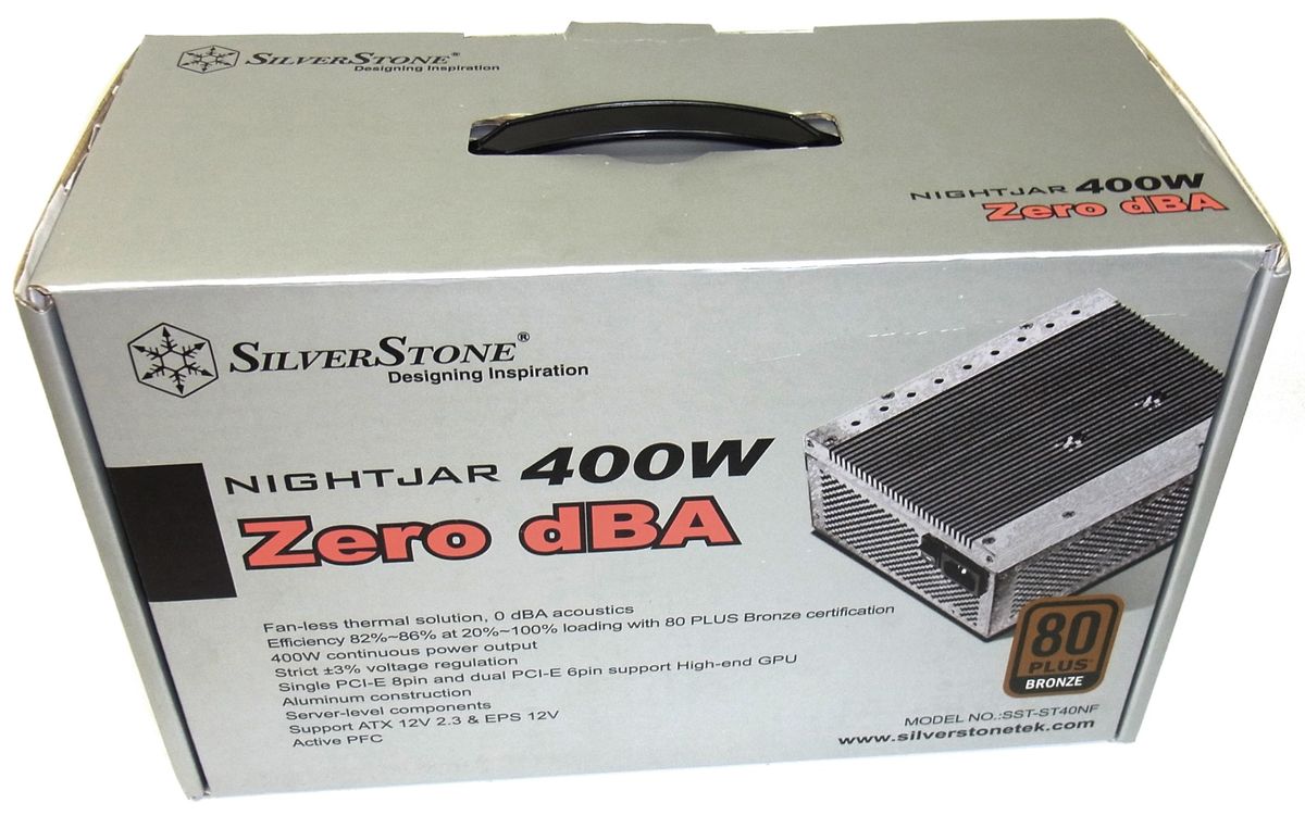 PSU: SilverStone Nightjar 400W Zero dBA - Silent, But Deadly: Build ...