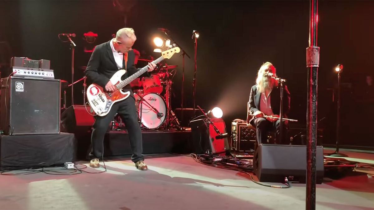 Watch Flea jam with Warren Ellis and Nick Cave on the Bad Seeds‘ We No ...