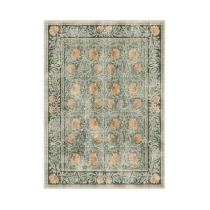 12 best green patterned rugs - instantly elegant and luxe | Livingetc