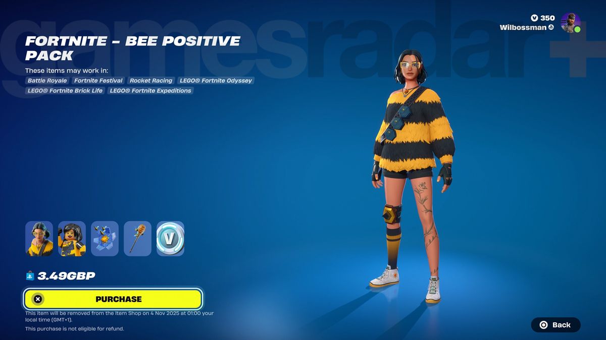 Fortnite Starter Pack, Bee Positive, is the best deal | GamesRadar+