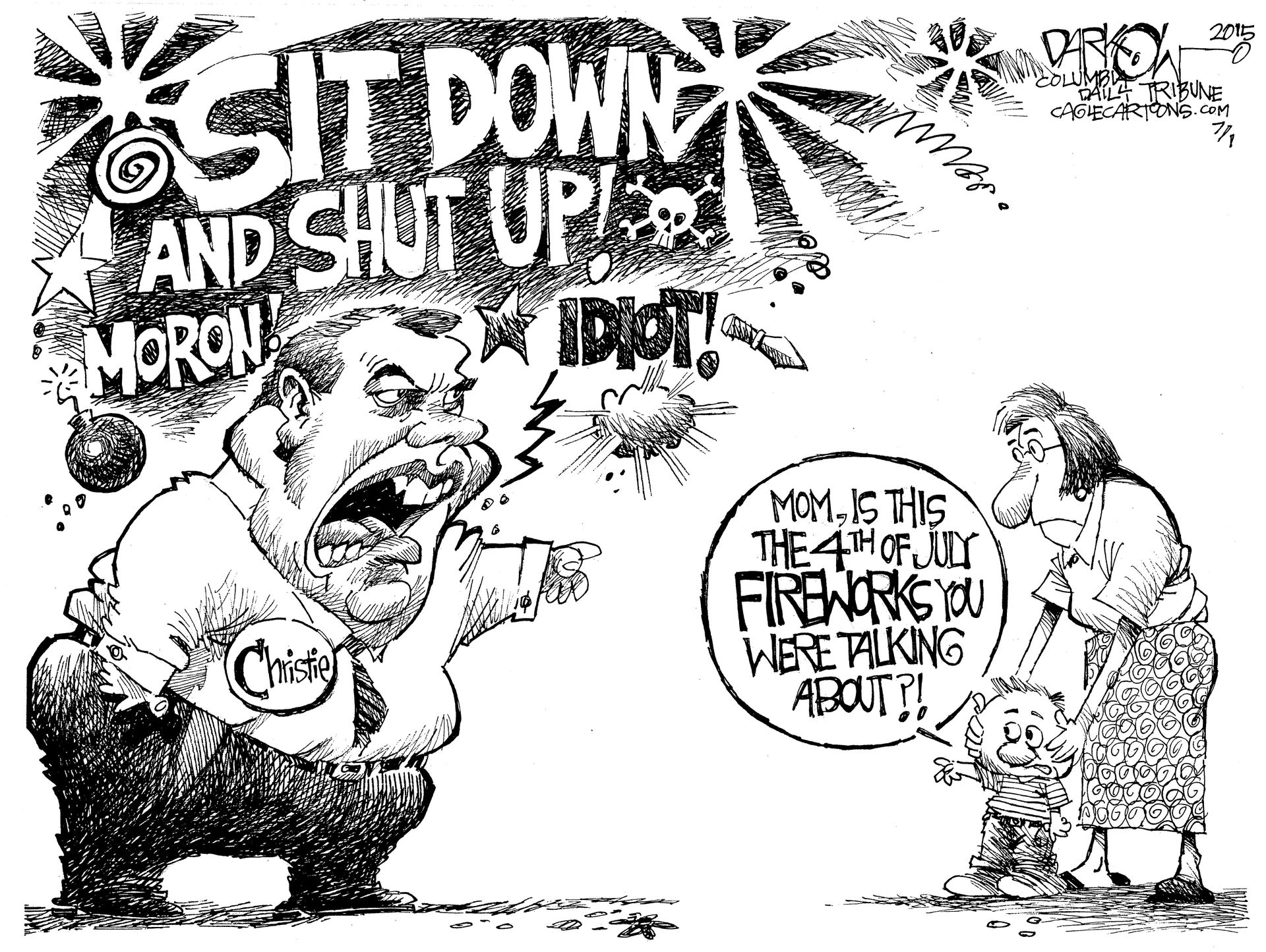 Political cartoon U.S. Chris Christie 2016 | The Week