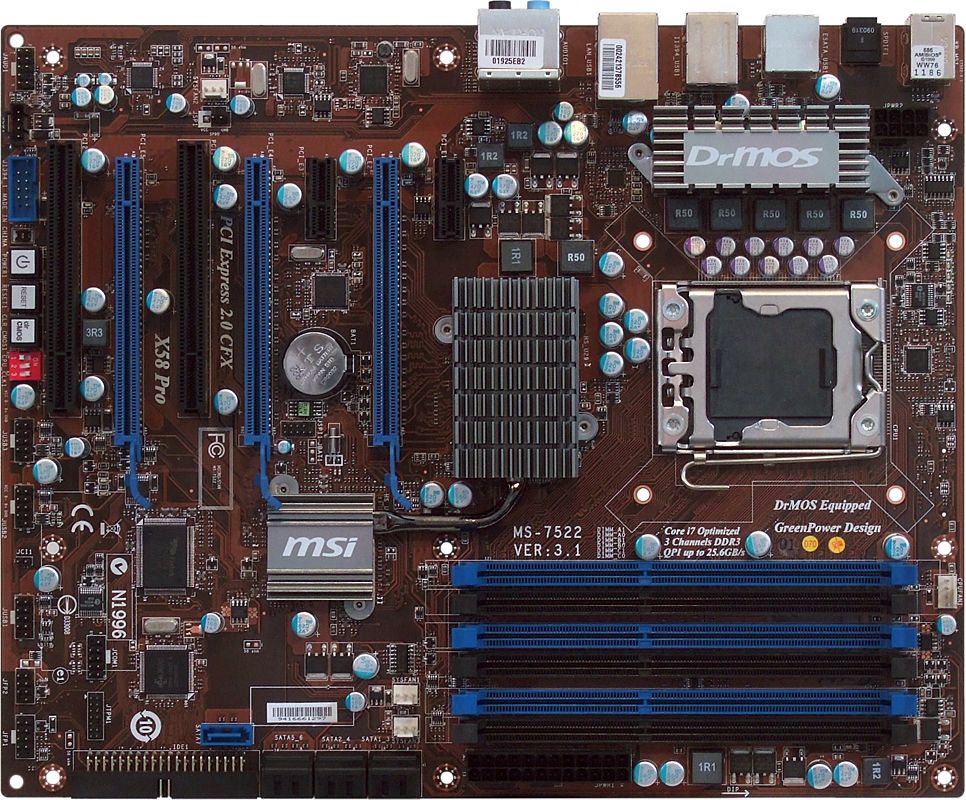 MSI X58 Pro-E - X58 On A Budget: Seven Sub-$200 Core i7 Boards | Tom's ...