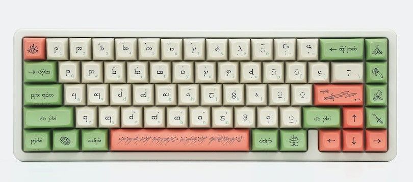 Review: This LOTR Elvish keycap set is easily the best $130 I spent on ...