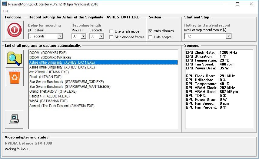 PresentMon: Performance In DirectX, OpenGL, And Vulkan | Tom's Hardware