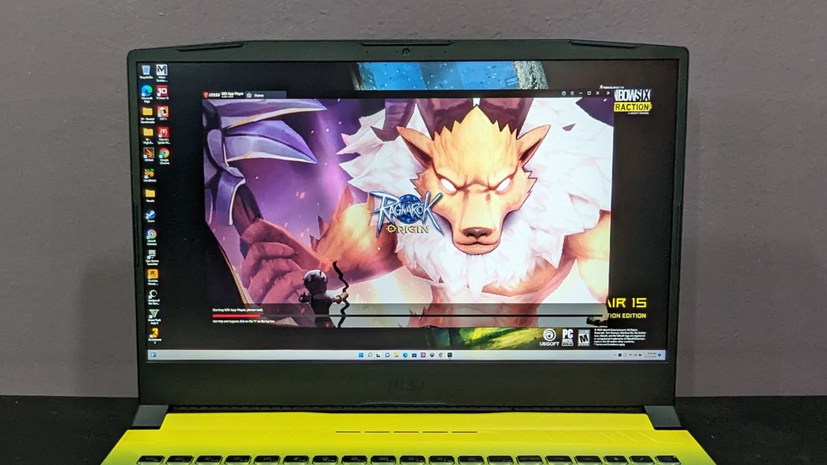 MSI Crosshair 15 Rainbow Six Extraction Edition review | Laptop Mag