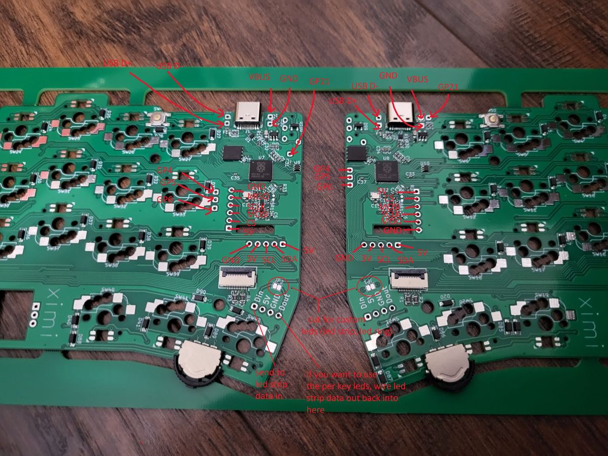 Dual Raspberry Pi RP2040s Power Split Ergonomic Keyboard | Tom's Hardware