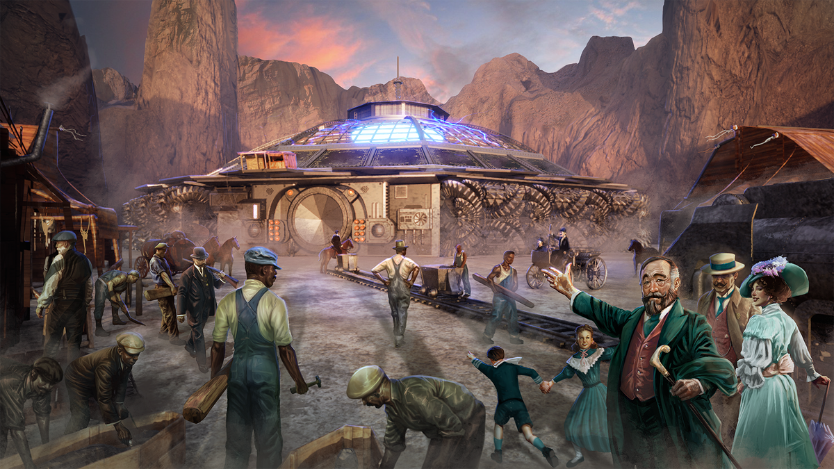 Designing the giddy Art Nouveau fantasy world of new game Our Brilliant ...