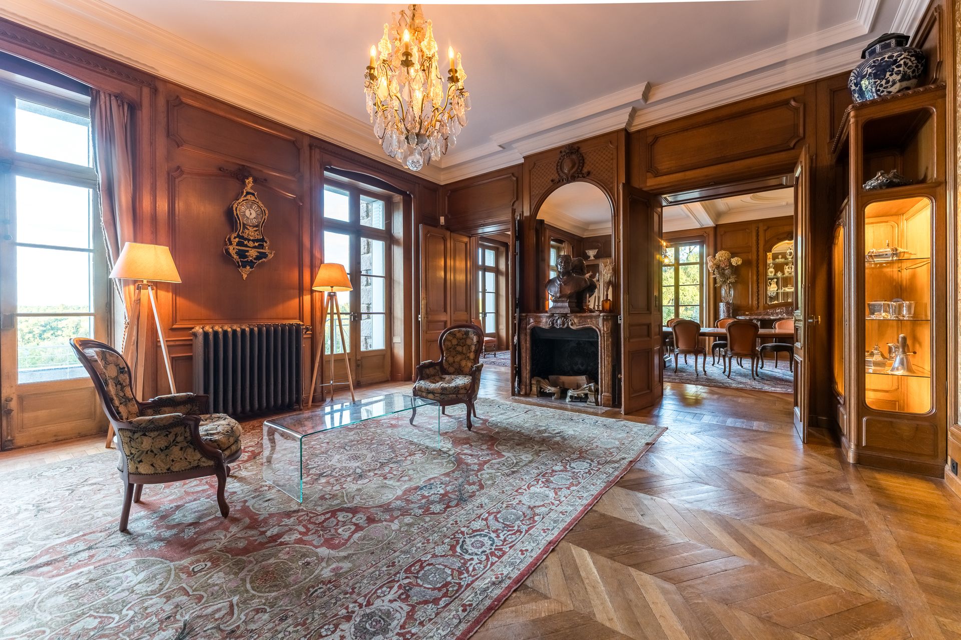 The pink granite chateau that the Cointreau family built in the Loire ...