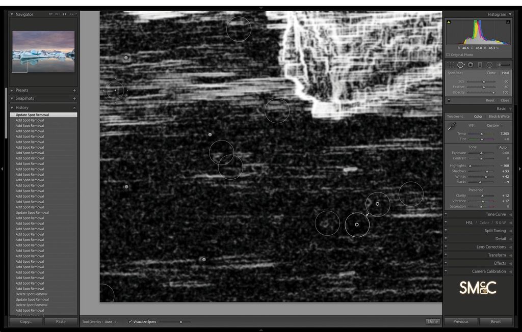 Lightroom series part 12: Remove unsightly spots from your photographs ...