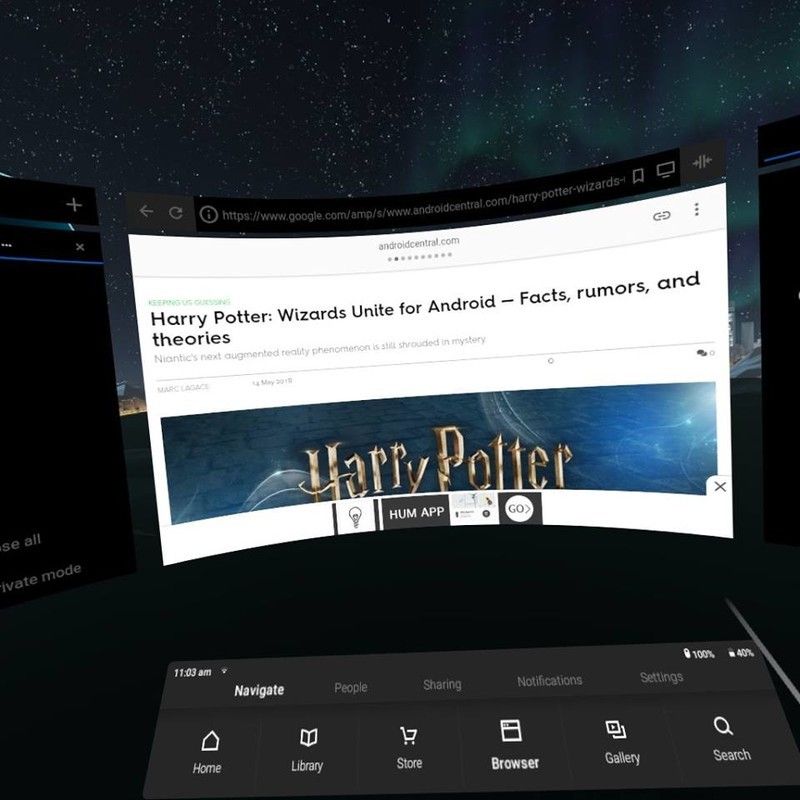 How to use the private browser on Oculus Go | Android Central
