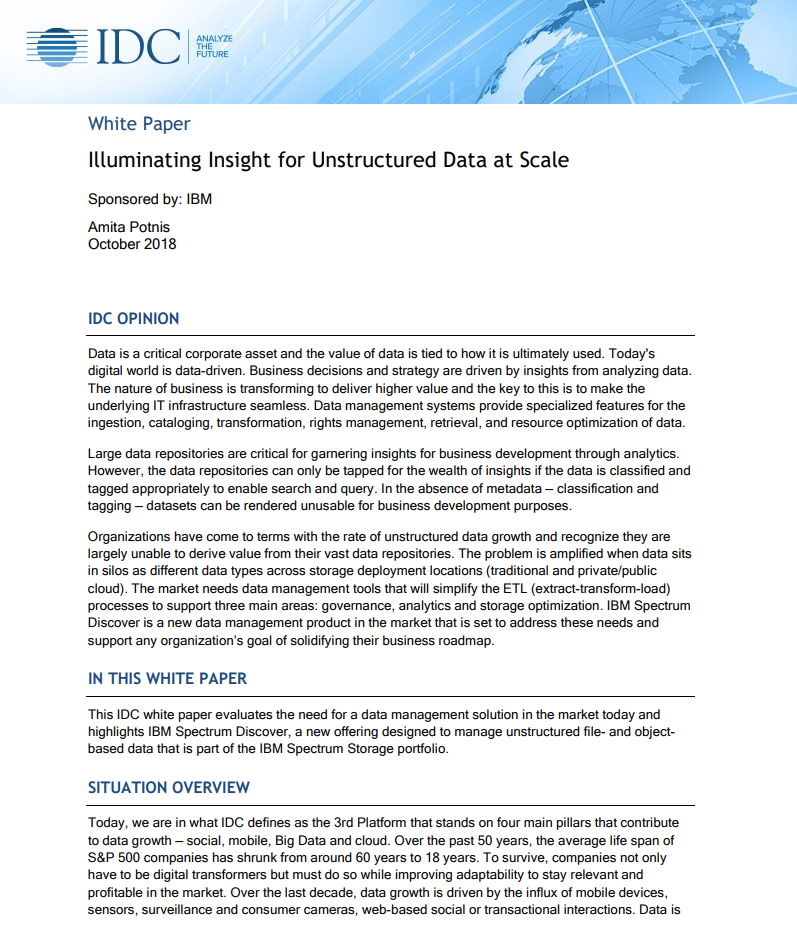 Illuminating insight for unstructured data at scale | IT Pro