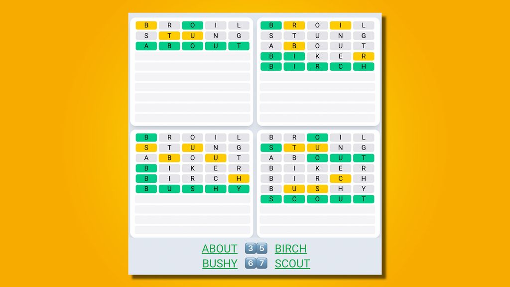 Quordle today - hints and answers for Saturday, June 10 (game #502 ...