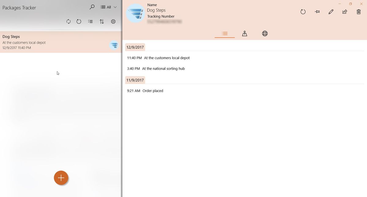 Packages Tracker for Windows 10 keeps tabs on all your shipments ...