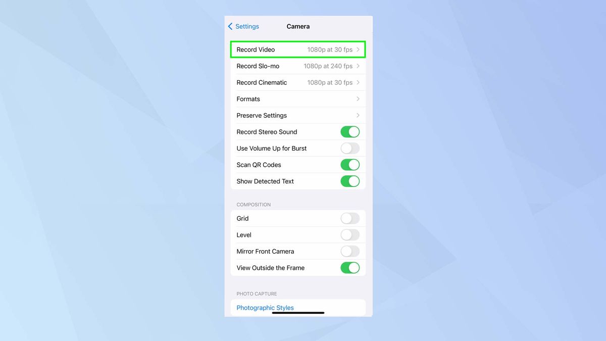 How to lock white balance for video on iPhone | Tom's Guide