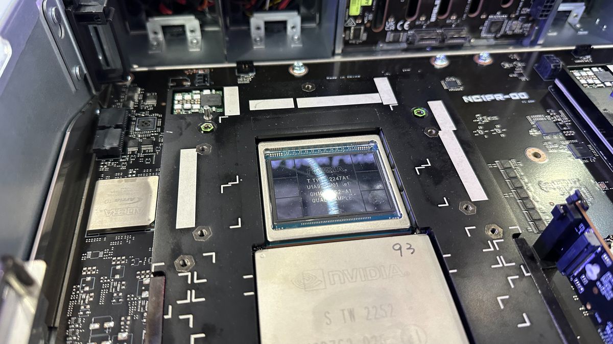 Nvidia reportedly mulls socketed design for Blackwell B300 AI GPUs ...