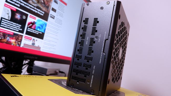 This PSU with connectors in all the wrong places is actually a breeze ...