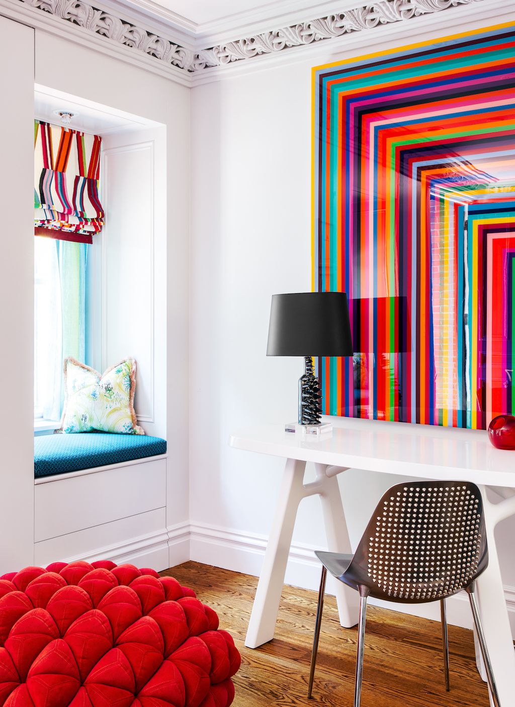 Explore A Joyful Home in Boston That's Bursting With Colour