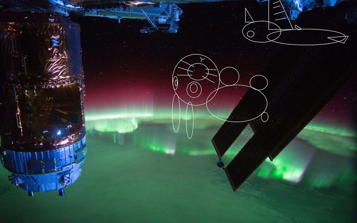 Astronaut Doodles Adorable Constellations on Photos from the ...