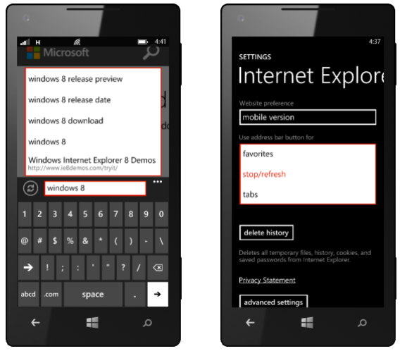 Internet Explorer 10 for Windows Phone | Windows Central