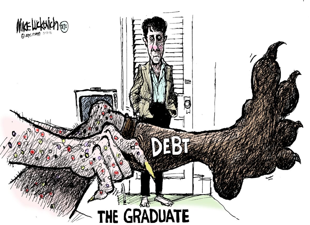 Editorial Cartoon U.S. Graduation 2016 | The Week