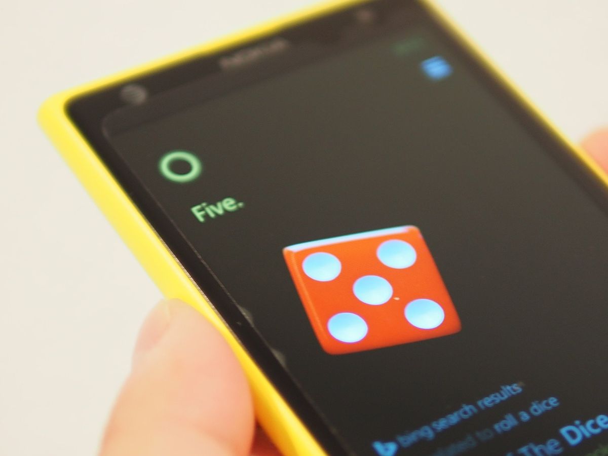 Cortana can help you settle decisions with a virtual coin toss or roll ...