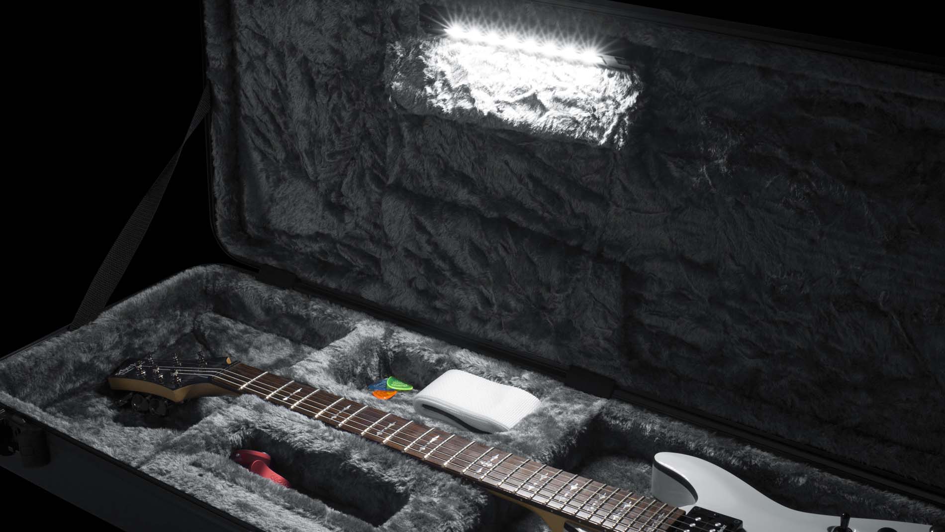 Never lose your pick again: Gator’s LED Edition cases feature built-in ...