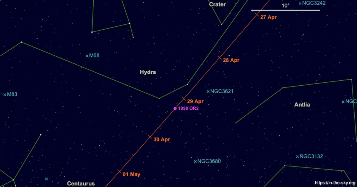Mile-long asteroid 1998 OR2 dons 'mask' before Earth flyby (photos) | Space