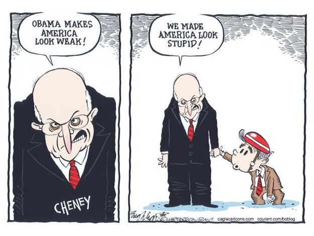 Political cartoon Dick Cheney Obama | The Week