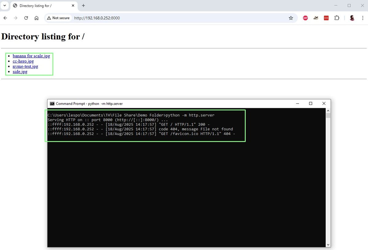 How to transfer and share files over a network without a USB flash drive — and with just one ...