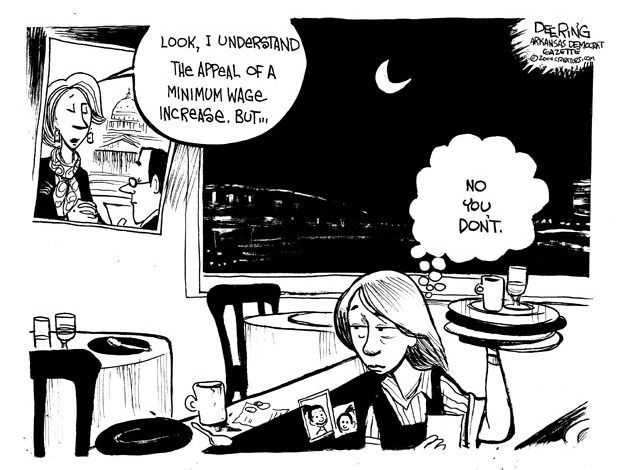 Editorial cartoon minimum wage | The Week