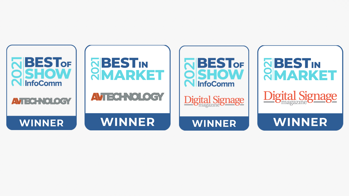 Winners Announced: Best of Show and Best of Market at InfoComm 2021 for AV Technology and ...