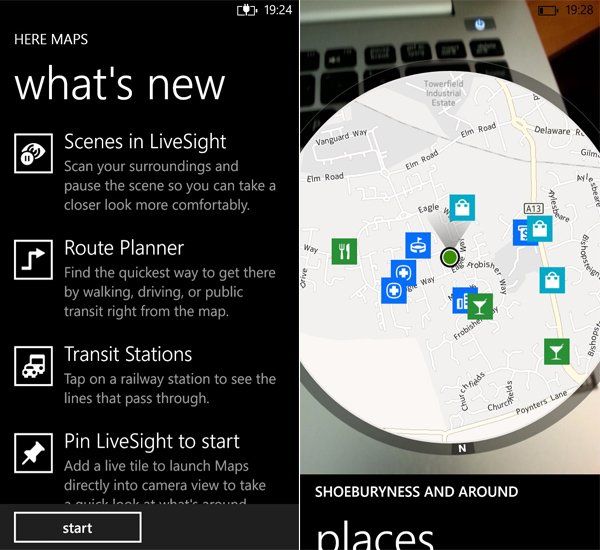 Nokia updates HERE Maps for Windows Phone with new LiveSight features ...