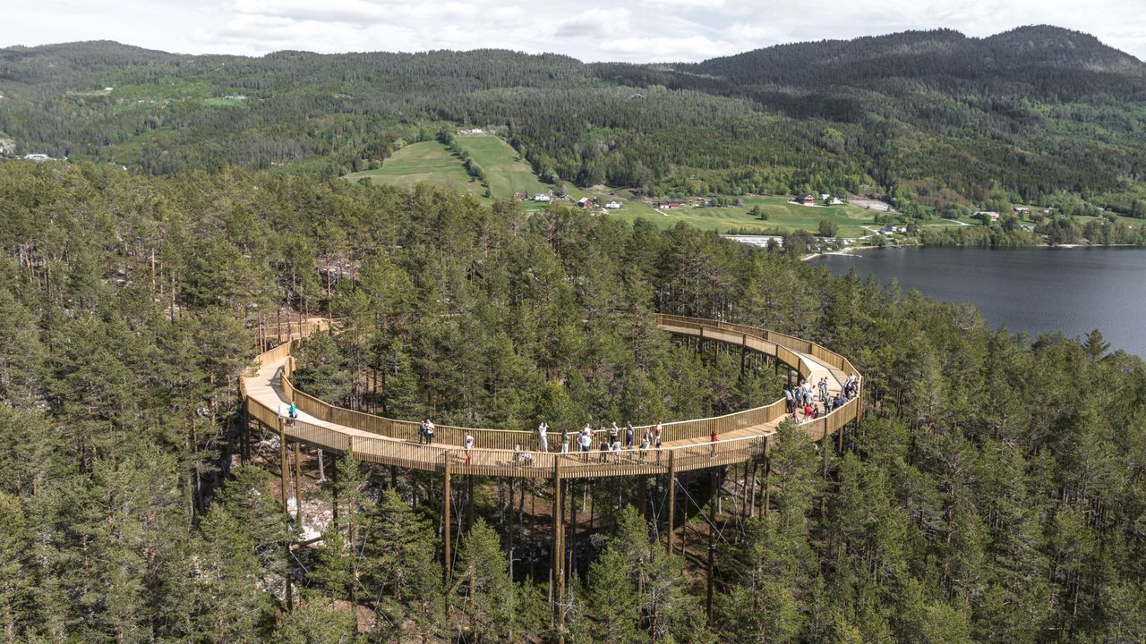 Walking through the elevated walkway in Norway | Wallpaper*