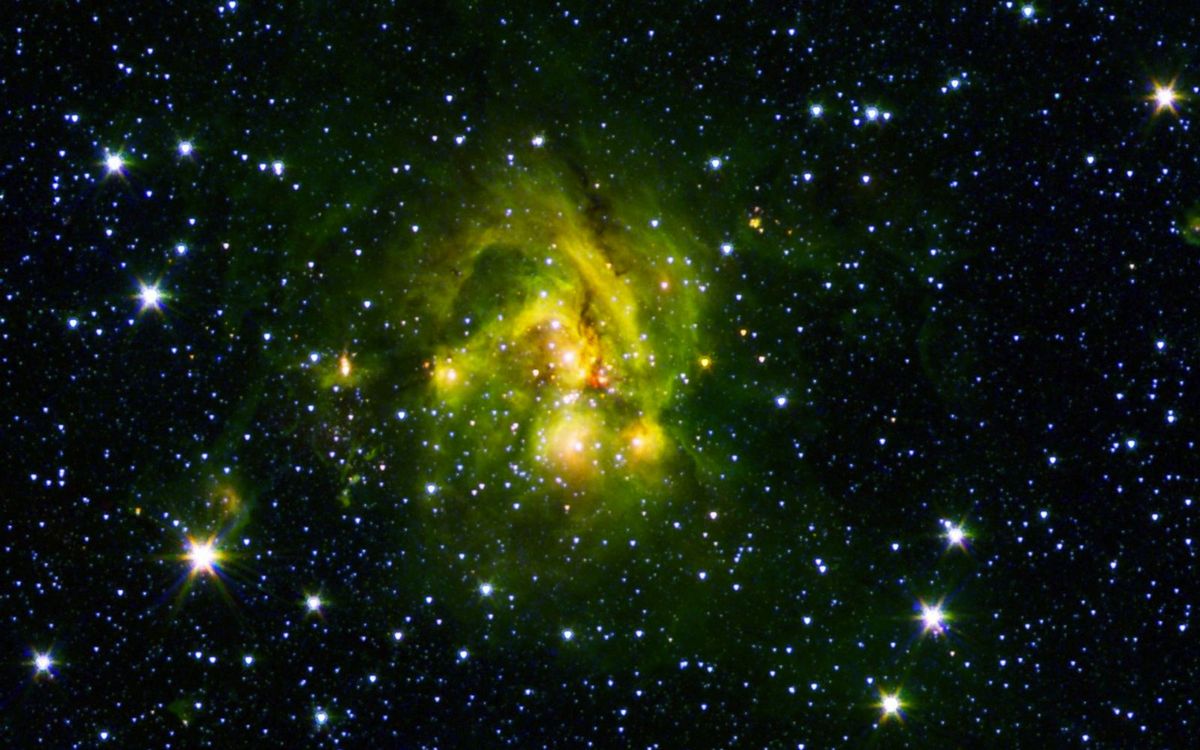 A Shocking Outflow Space Wallpaper | Space