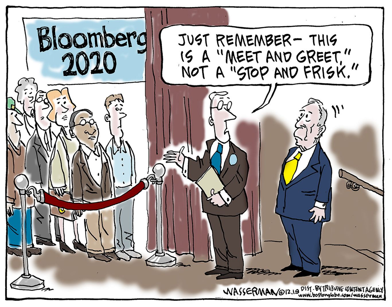 Political Cartoon U.S. Bloomberg 2020 Meet And Greet | The Week