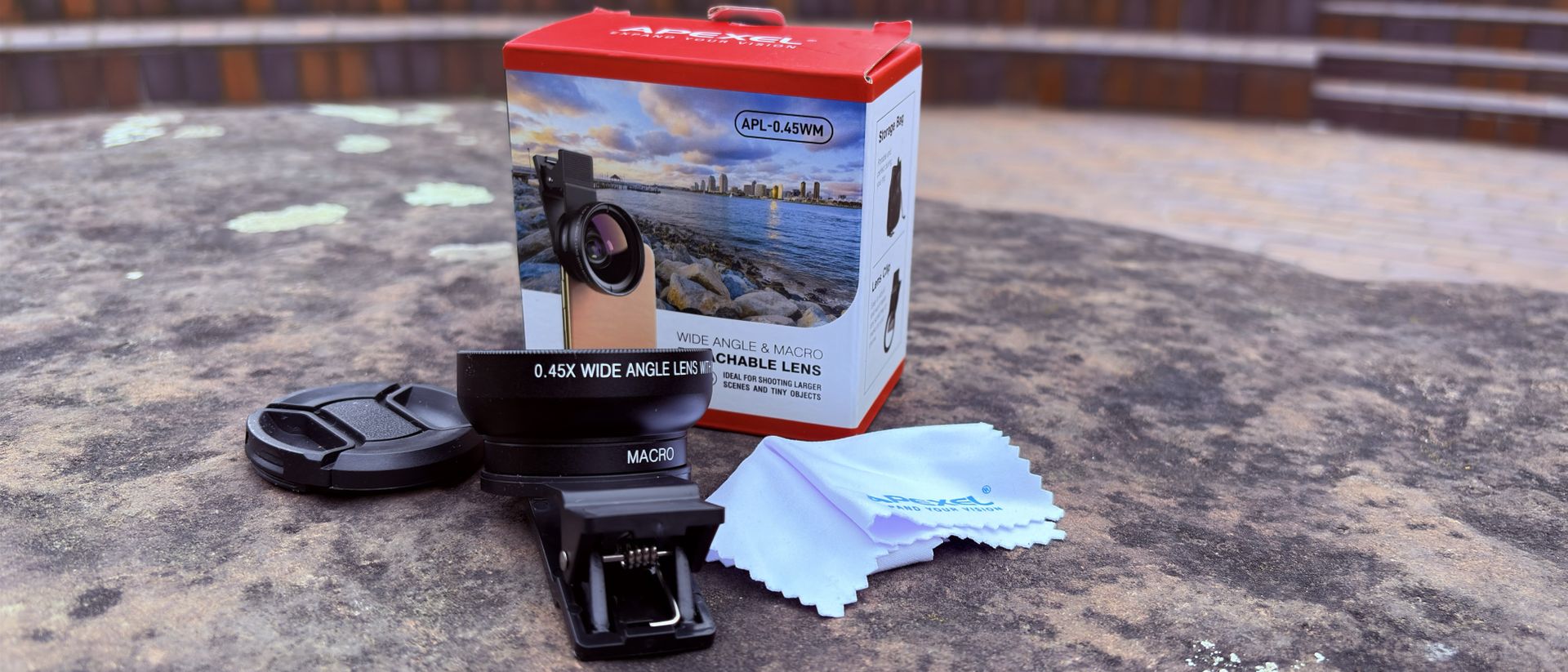 Apexel 2-in-1 Wide Angle & Macro Phone Camera Lens review: go wider and ...