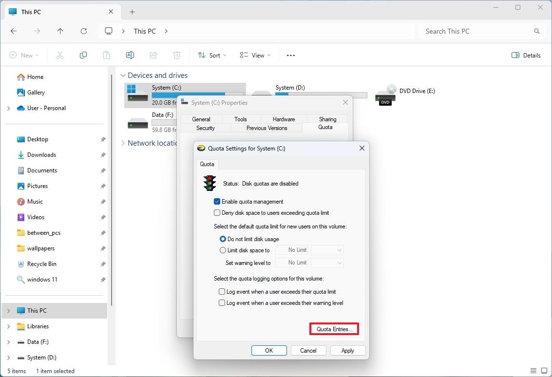 How to use Disk Quotas on Windows 11 | Windows Central