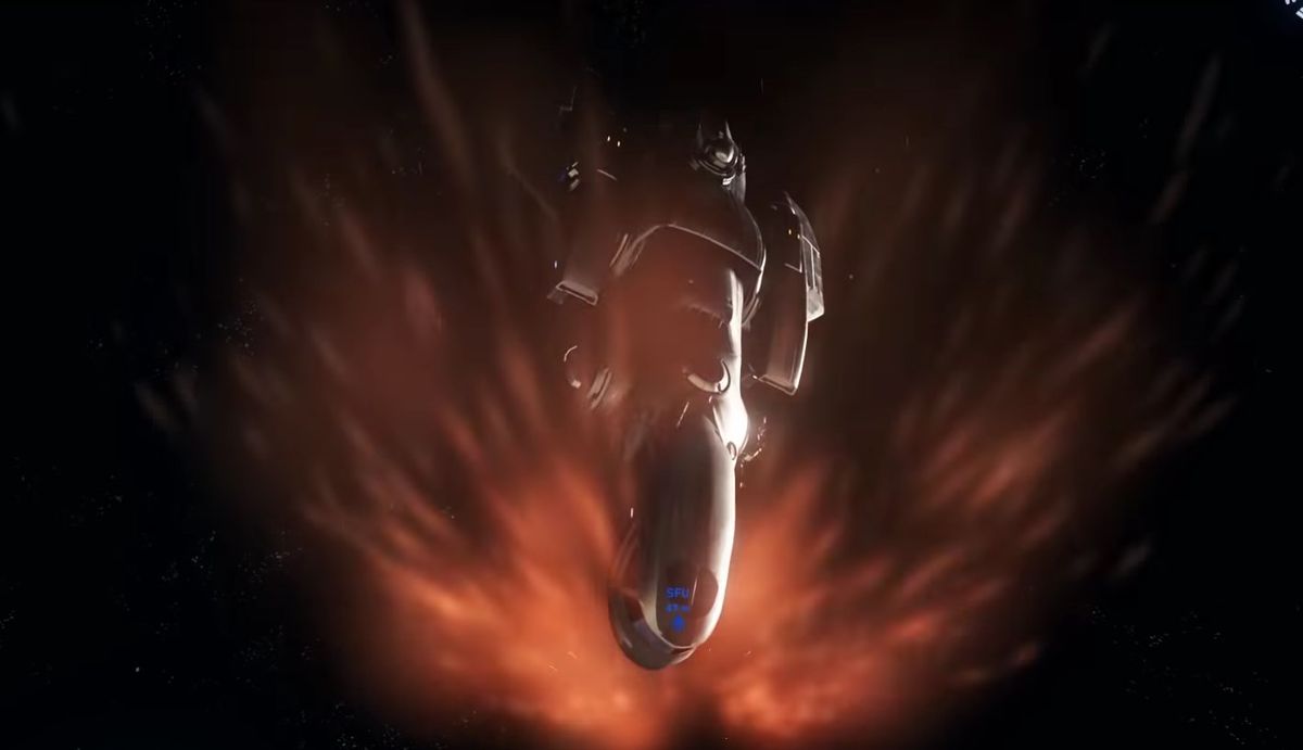 Watch a smooth, cool Star Citizen pilot catch his friend as he free ...