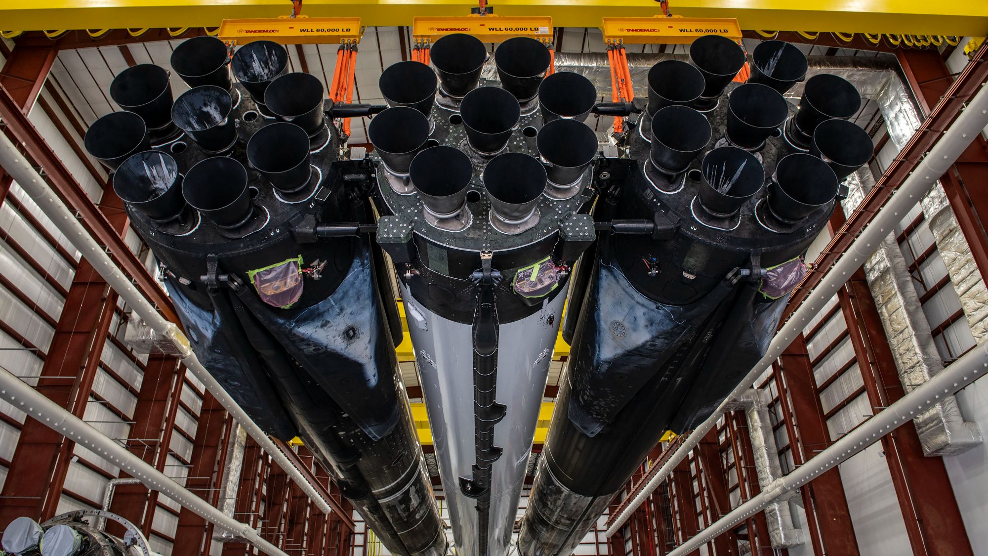 SpaceX fires up Falcon Heavy rocket ahead of Psyche asteroid mission ...