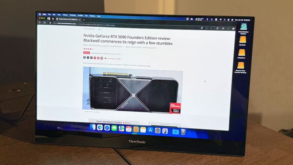 ViewSonic VX1655-4K-OLED portable monitor review: 4K OLED goodness in a ...
