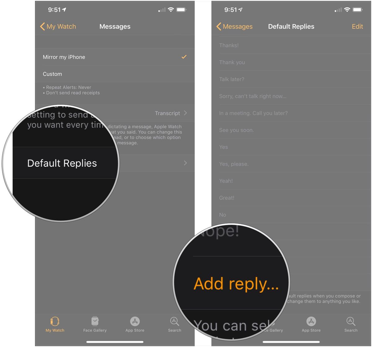 How to add custom message responses to your Apple Watch | iMore How to add custom message responses to your Apple Watch | iMore
