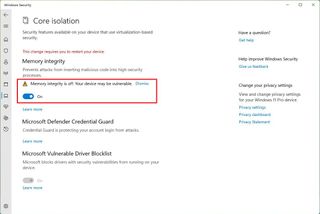 How to enable Core isolation's Memory integrity feature on Windows 11 | Windows Central