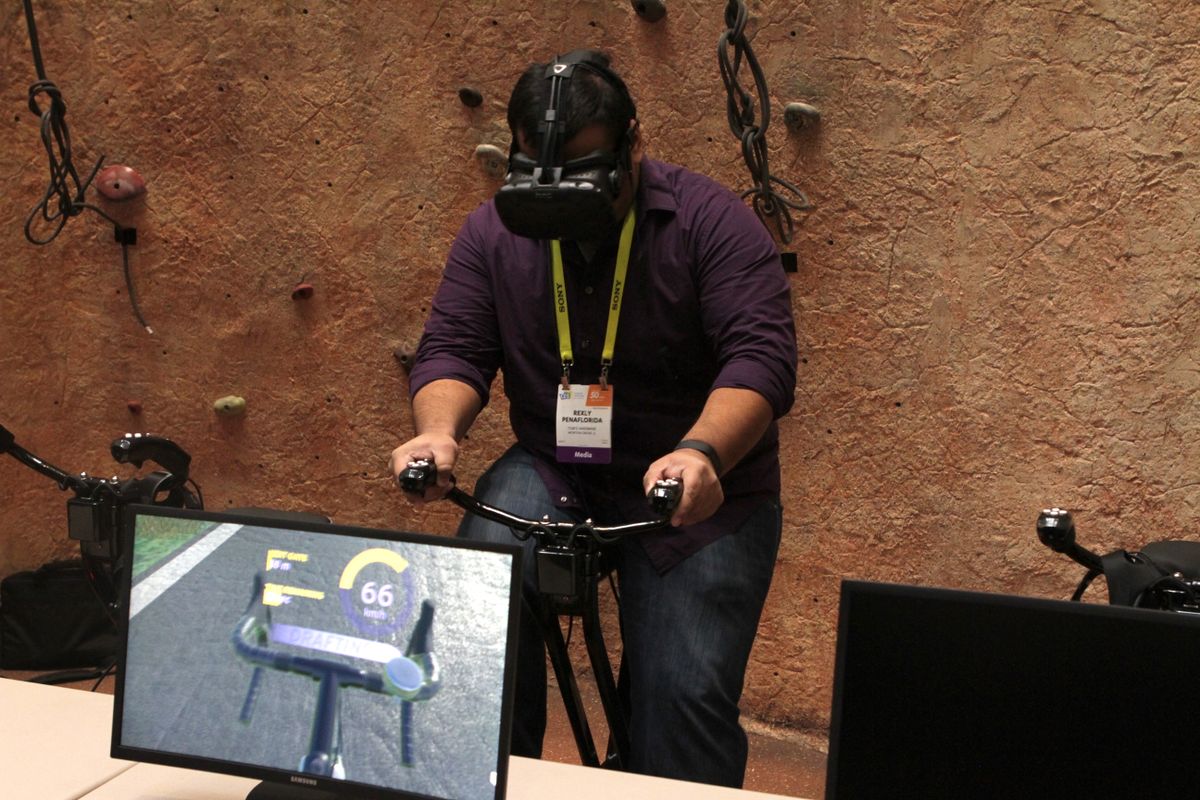 Staying Fit With VR: Playing VSports With VirZoom | Tom's Hardware