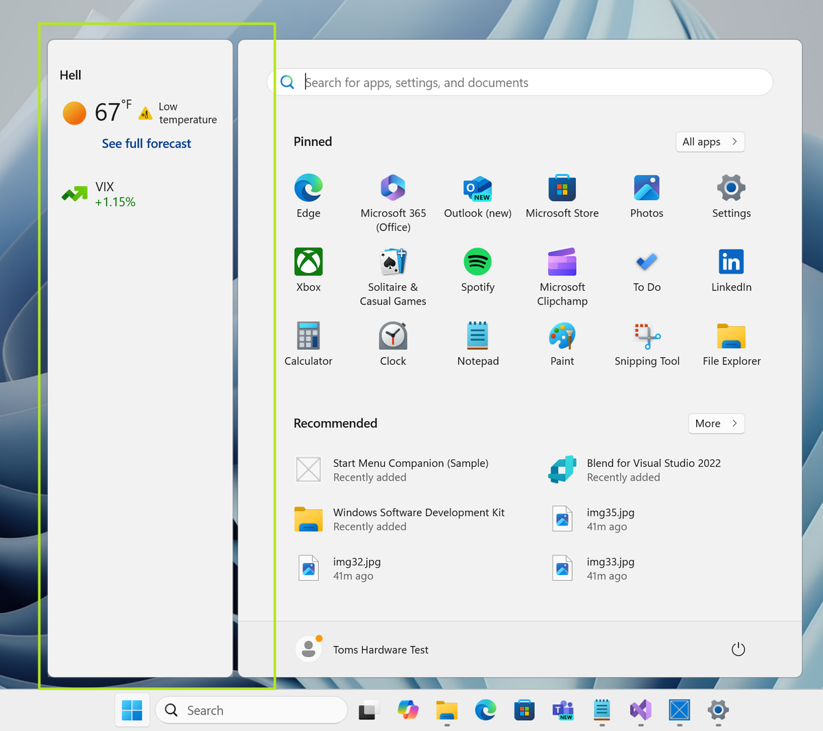 Windows adds custom widgets called Companions to the Start Menu – here ...