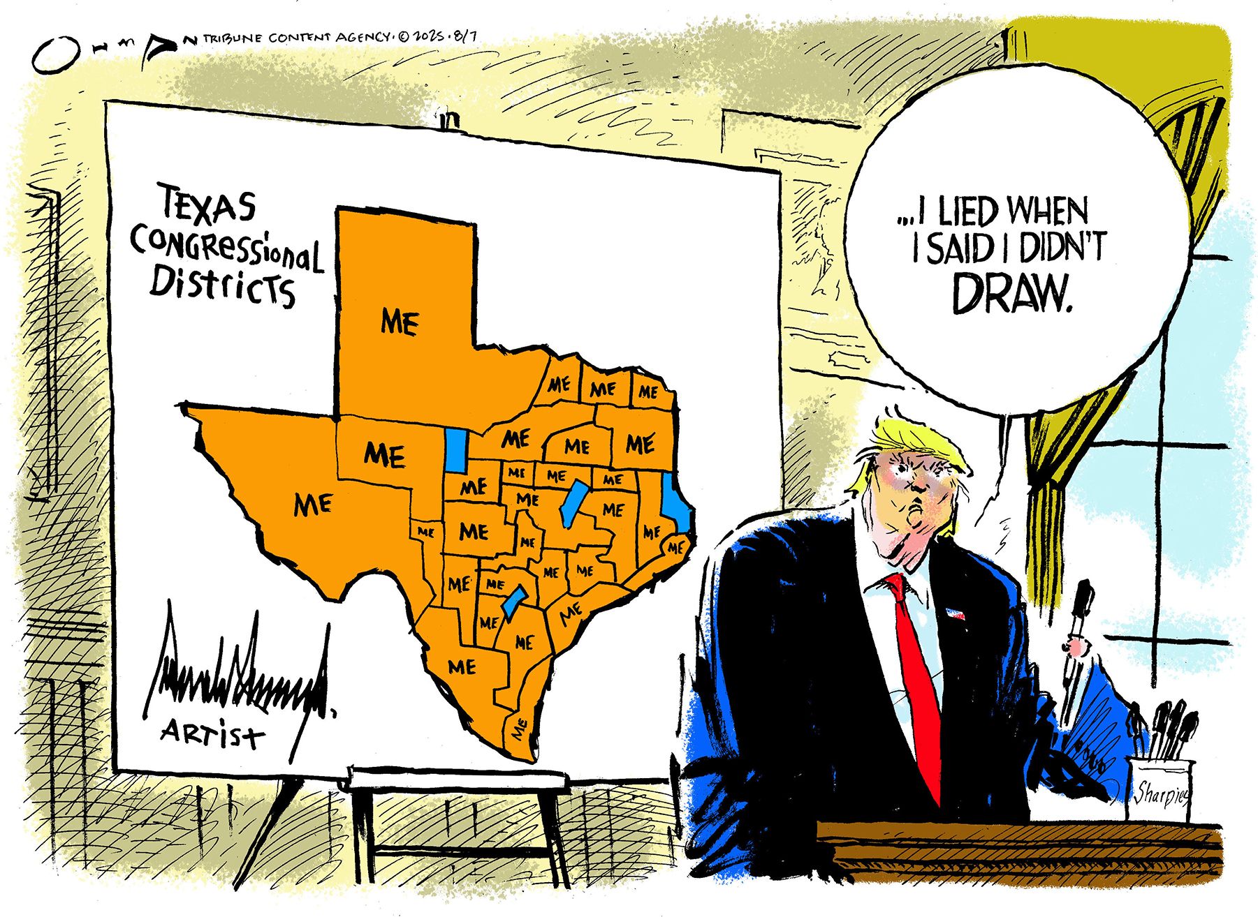 5 hastily redrawn cartoons about redistricting | The Week