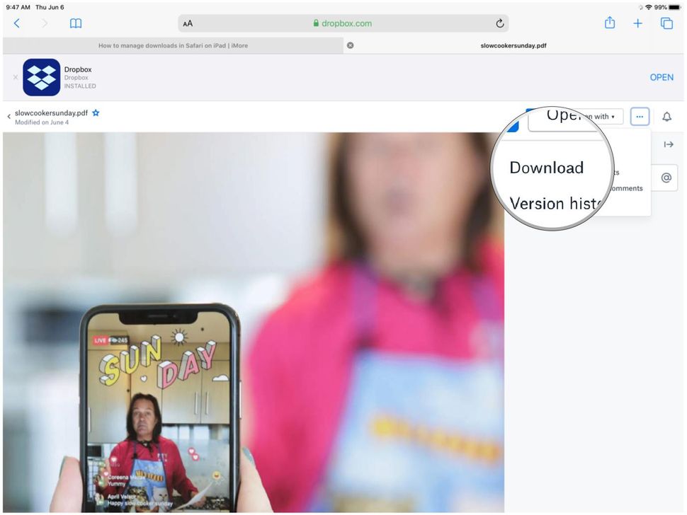 How to manage downloads in Safari on iPad | iMore