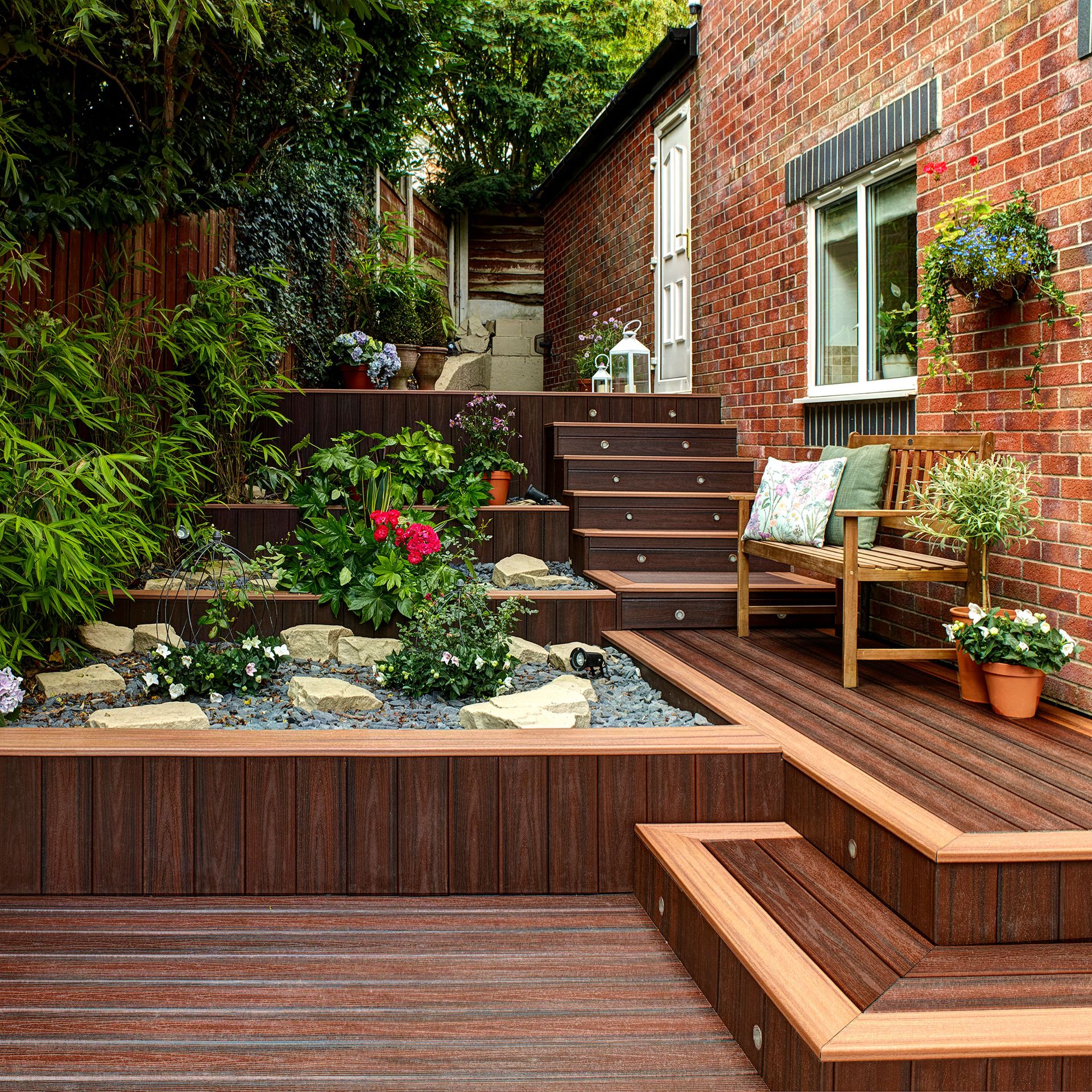 Composite decking ideas to add style and structure to your outdoor ...