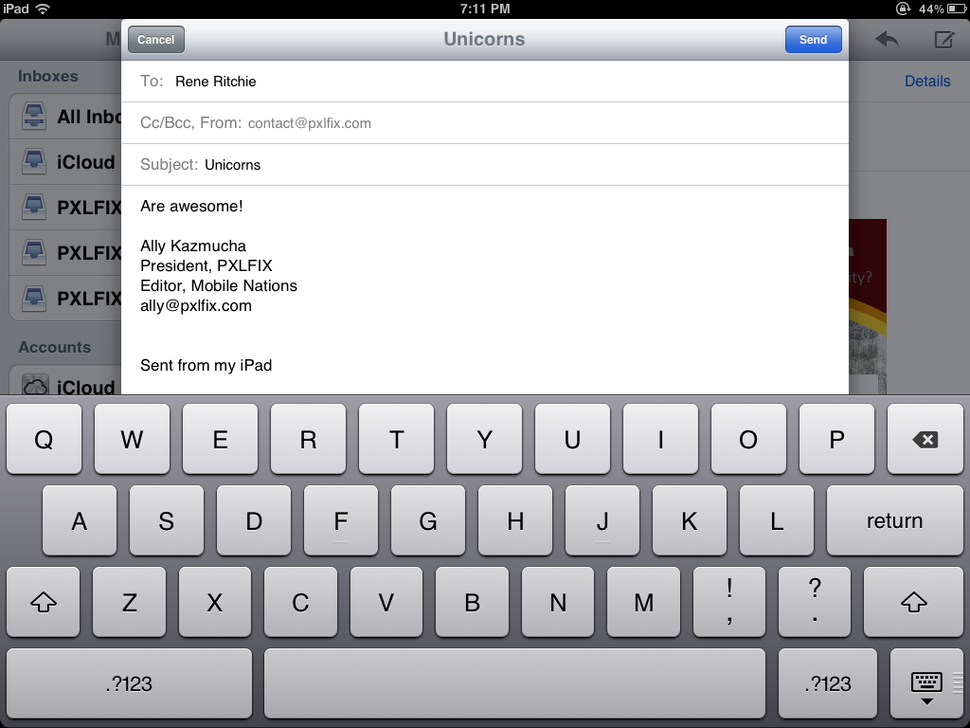 How to set up and send email on your new iPad | iMore