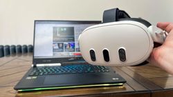 I just used a Meta Quest VR headset to get 3 virtual monitors on a ...