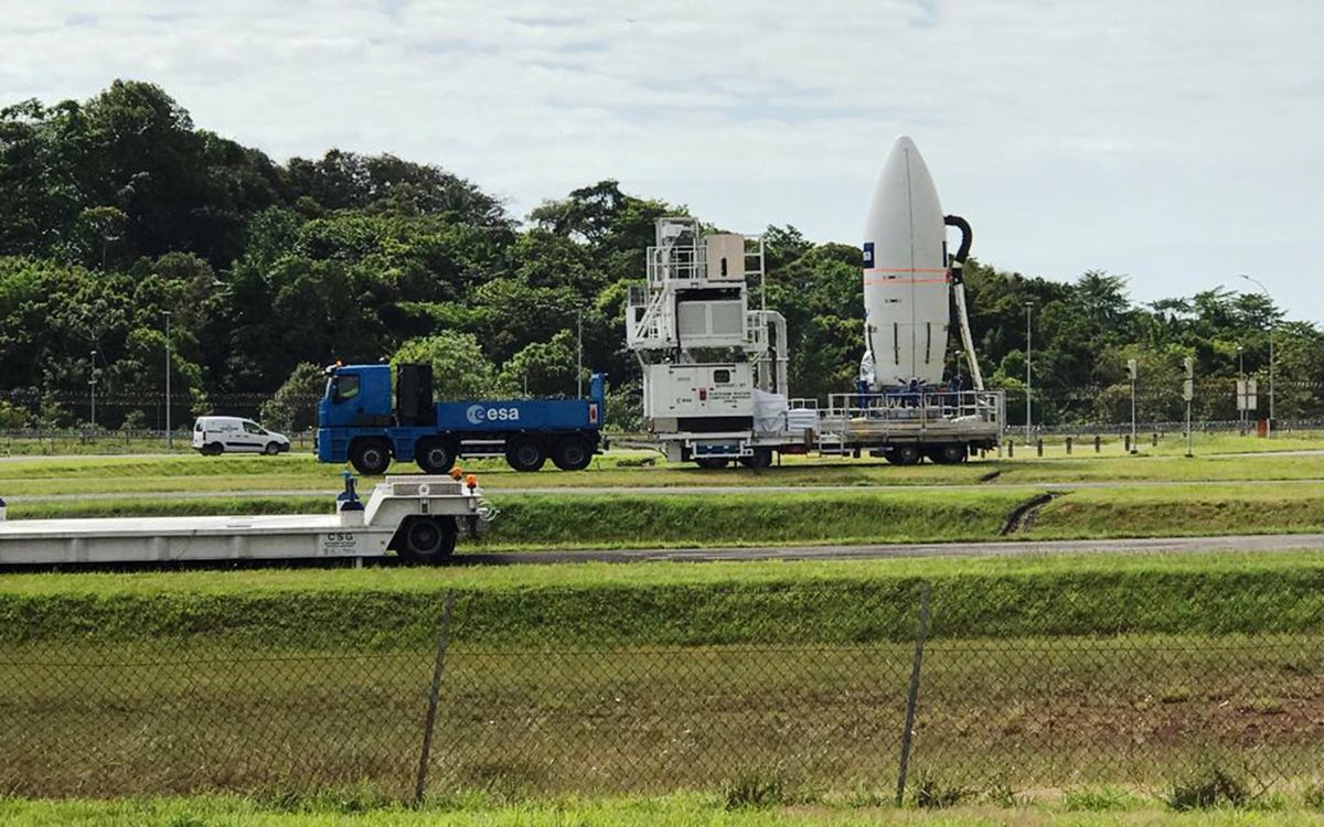 In Photos: Vega Rocket Launches 'Aeolus' Wind-Mapping Satellite: Page 3 ...